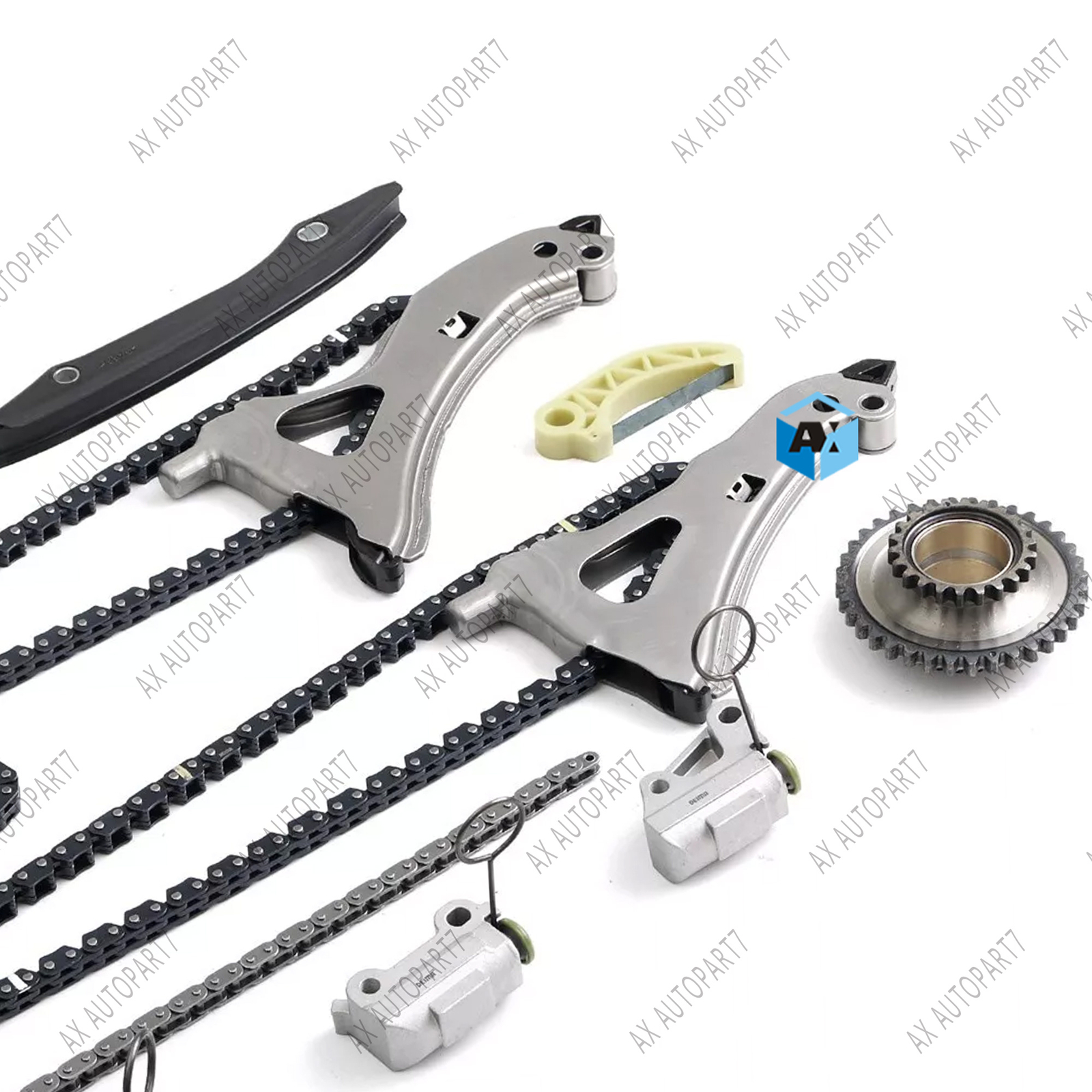 15pcs Timing Chain Kit for Mercedes-Benz E500 S500 GLS550 SL500 M278 4. ...