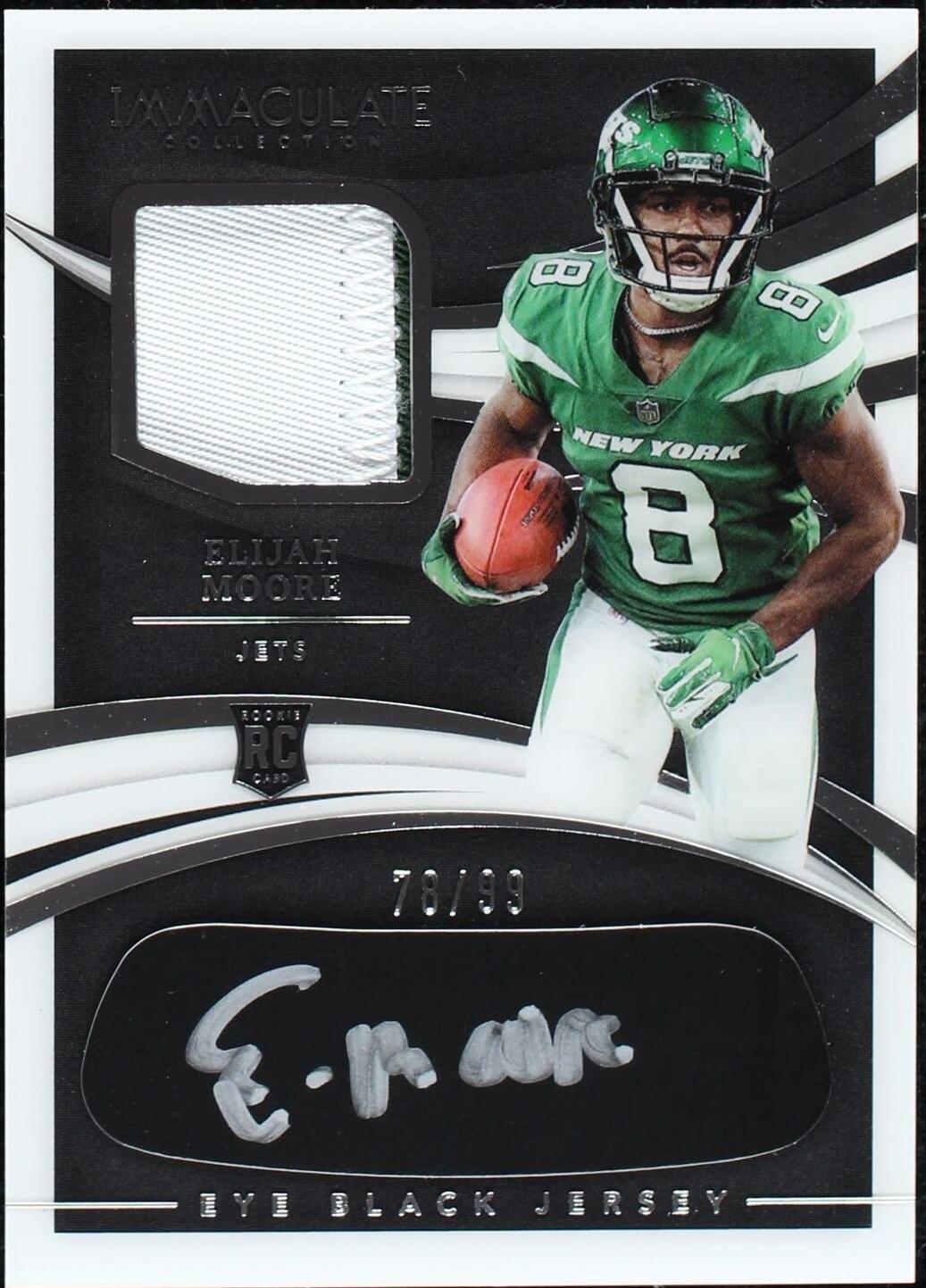 2021 Panini Immaculate Collection - Immaculate Rookie Eye Black Jersey ...