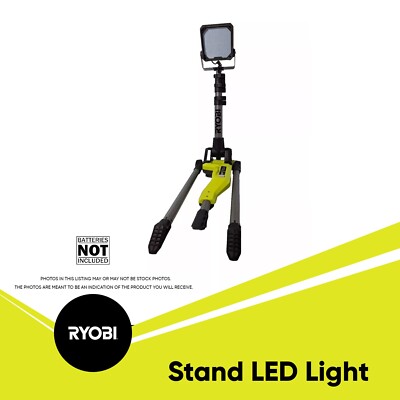RYOBI ONE+ 18V Hybrid Tripod Stand LED Light [Tool Only] P782 A2ccshdka ...