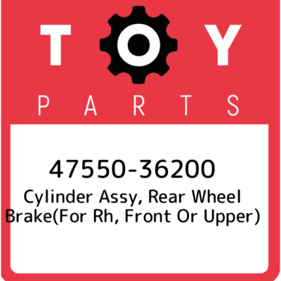 47550-36200 Toyota Cylinder assy, rear wheel brake(for rh, front or ...