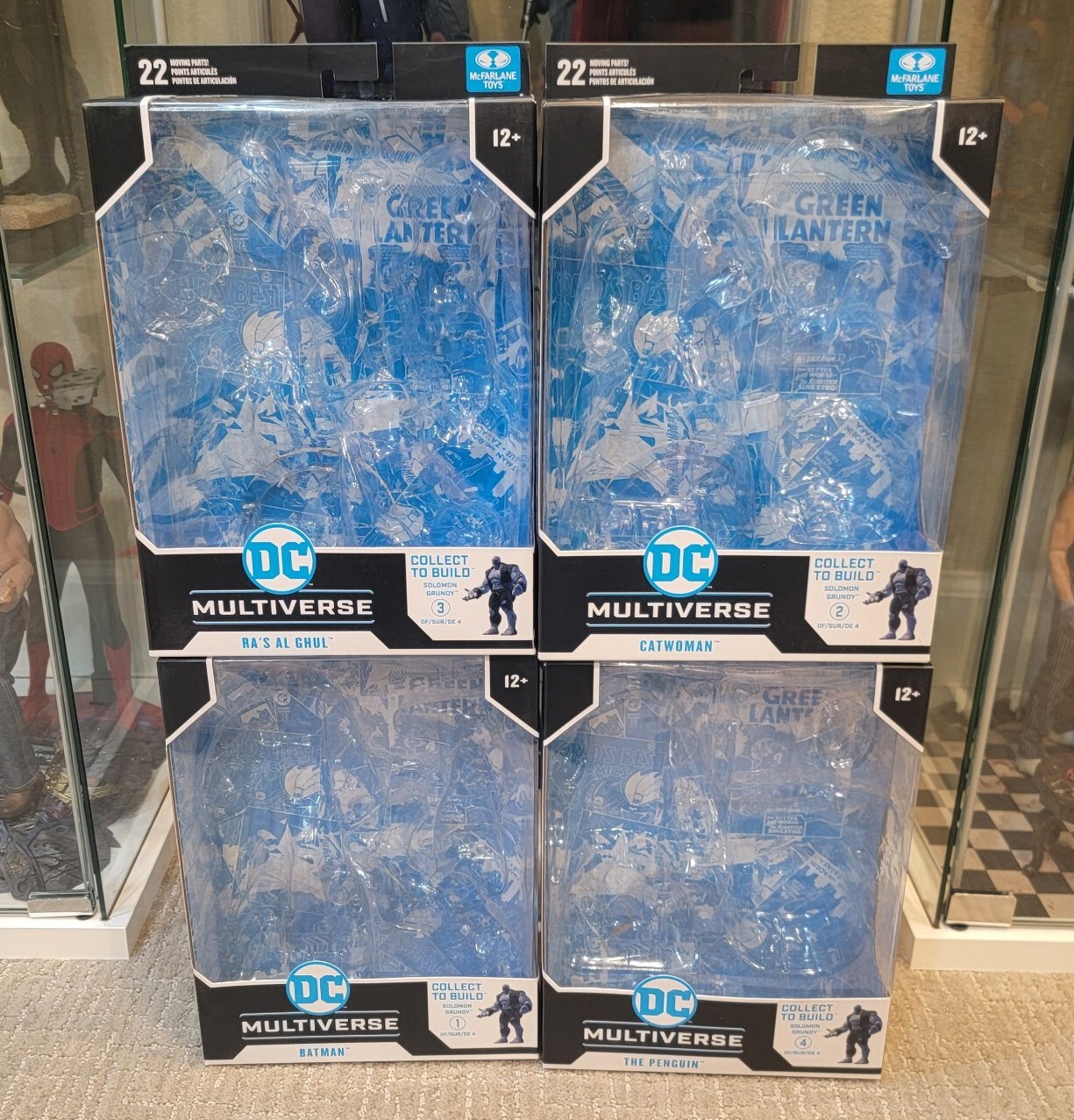 DC MULTIVERSE MCFARLANE ARKHAM ASYLUM Batman Catwoman Penguin Ra's Al ...