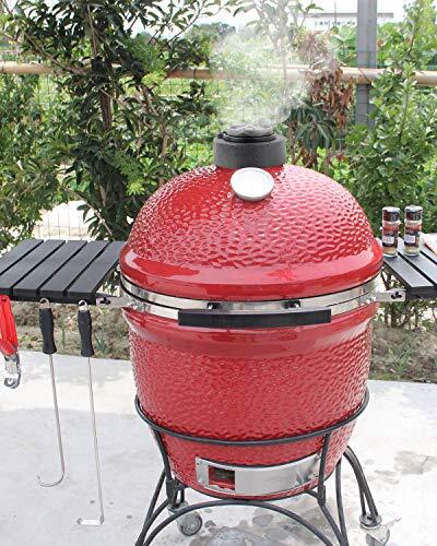 Cast Iron Vented Chimney Cap For Kamado Joe Dual Function Metal ...