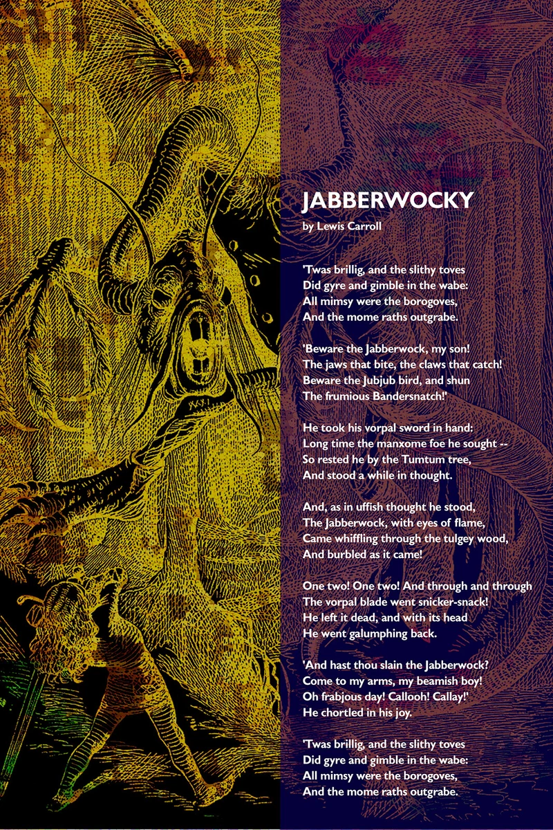 Jabberwocky Poem Printable