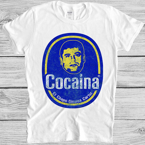 El Chapo Sinaloa Cocaina Cartel Narcos Gift Funny Tee T Shirt 2144 | eBay