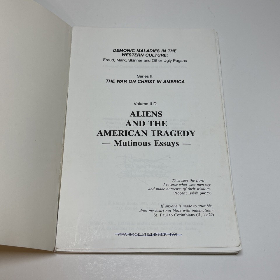 Aliens and The American Tragedy Mutinous Essays by Ratibor-Ray ...