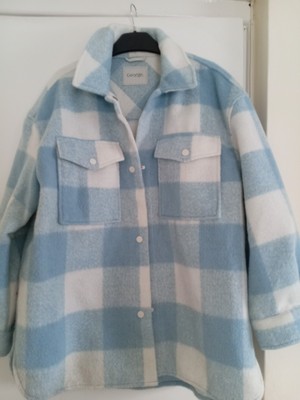 Womens Blue Shacket Size L | eBay UK