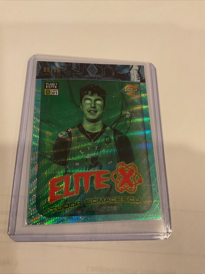 2023 TOPPS FINEST OVERTIME CARD TUDOR SOMACESCU PLANET ELITE X MONSTER ...