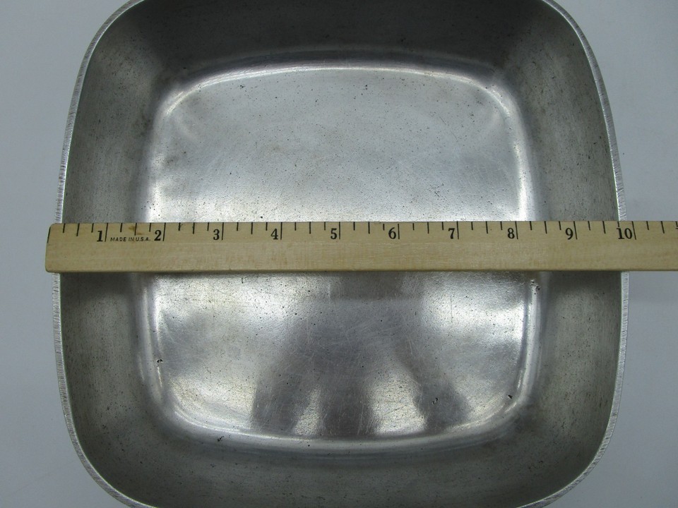 Wagner Ware MAGNALITE Bake and Serve #4004 10" Aluminum Casserole Dish ...