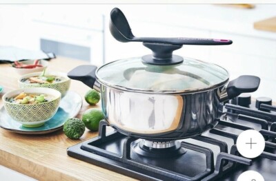 Tupperware Daily Universal Cookware 4.2Qt/4L Stockpot with Glass Cover ...