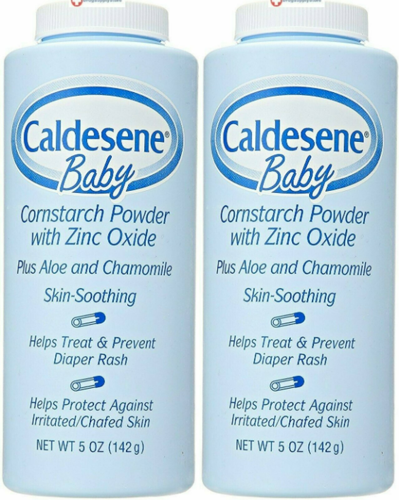 Caldesene Baby Cornstarch Powder with Zinc Oxide, Diaper rash, 5 Ounce ...