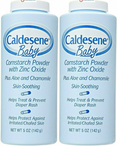 Caldesene Baby Cornstarch Powder with Zinc Oxide, Diaper rash, 5 Ounce ...