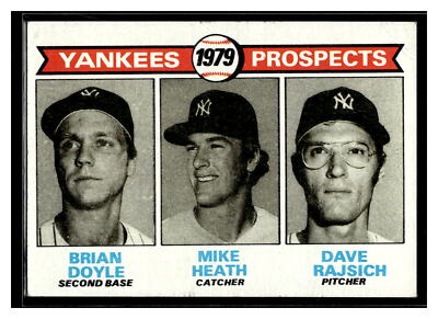 1979 Topps #710 Yankees 1979 Prospects (Brian Doyle / Mike Heath / Dave ...