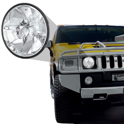New Diamond Pie-Cut Skull Headlight Set For 2003-2008 Hummer H2 05-08 ...