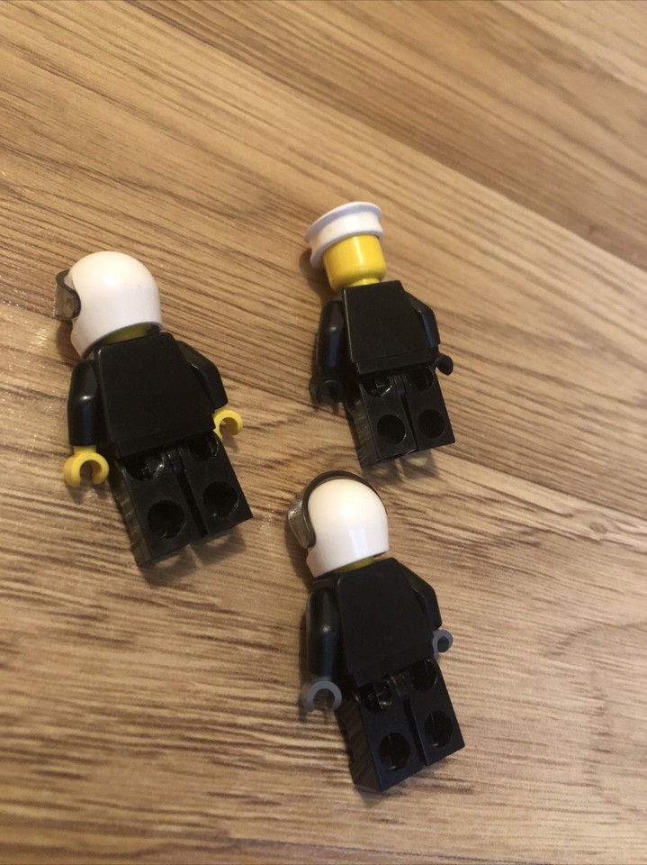 3x Lego City Police Men Man From Set 7237 Police Station Cty0006 ...