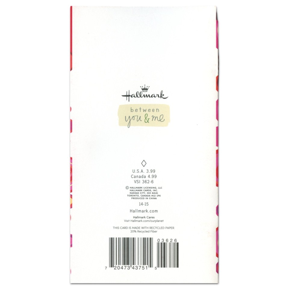 Romantic VALENTINE'S DAY Card, Love Being With You by Hallmark Between ...
