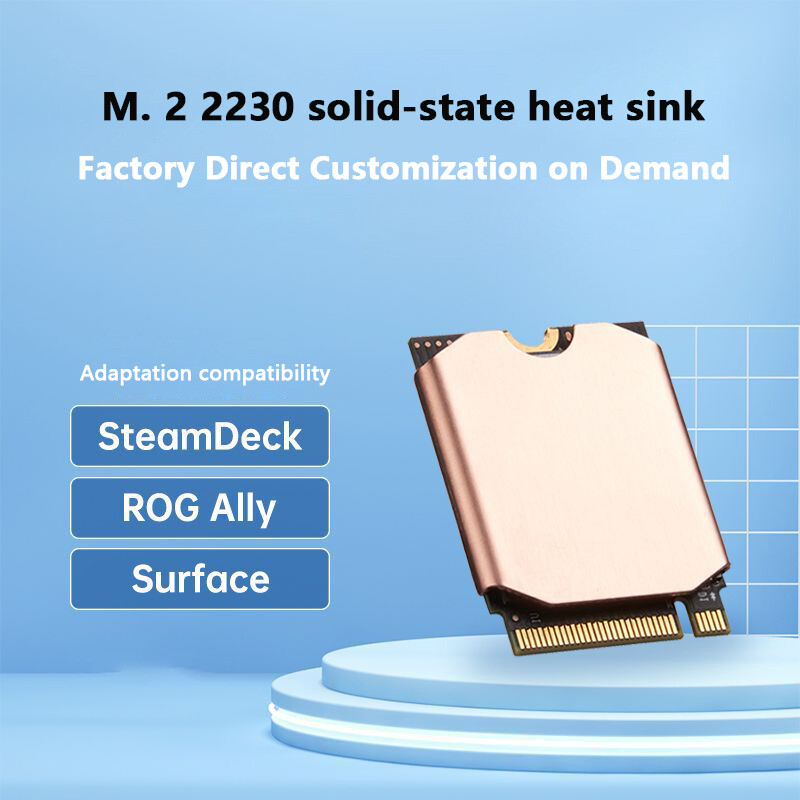 SSD Copper Heatsink Rust-proof Cooling Thermal Pad For Steam Deck M.2 ...