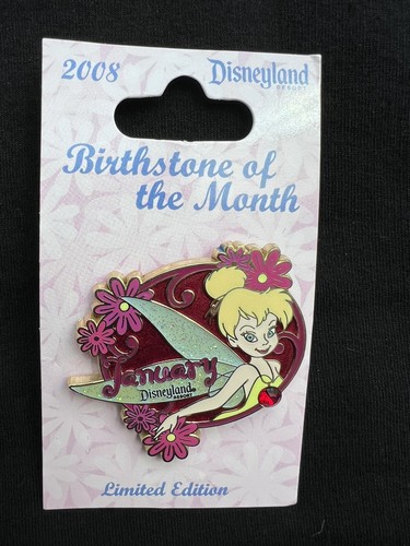 DISNEY DLR Tinker Bell Birthstone of Month January Garnet 2008 LE 1000 ...