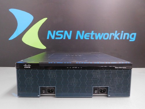 Cisco 3945 CISCO3945E-V/K9 Router C3900-SPE250/K9 SM-ES3G-16-P 2x PWR ...