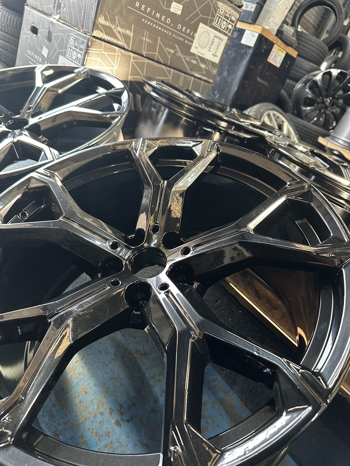 Genuine BMW X5 X6 M Sport 21” Alloy Wheels Staggered 741M G05 G06 5x112 ...