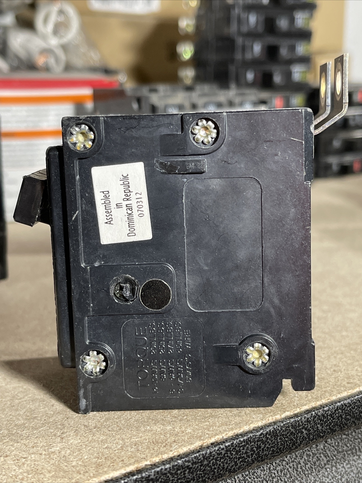 EATON BAB2100 CUTLER HAMMER DOUBLE 100AMP 240V BOLT ON CIRCUIT BREAKER ...