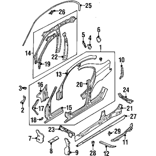 BMW 51138204858 GENUINE OEM REVEAL MOLDING CLIP | eBay