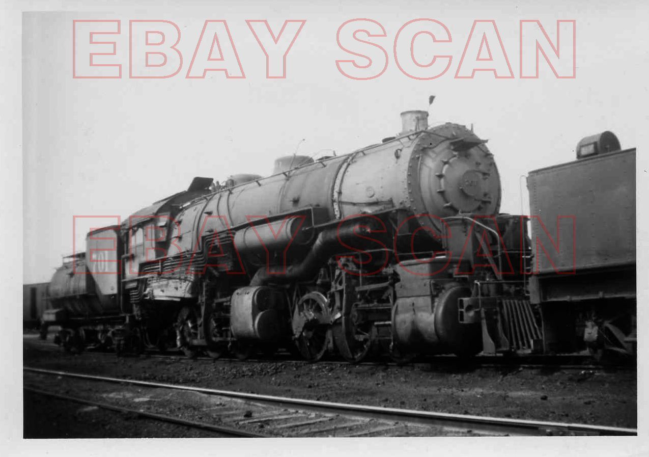 8J713 RP 1947 KCS KANSAS CITY SOUTHERN RAILROAD LOCO #701 0-6-6-0 | eBay