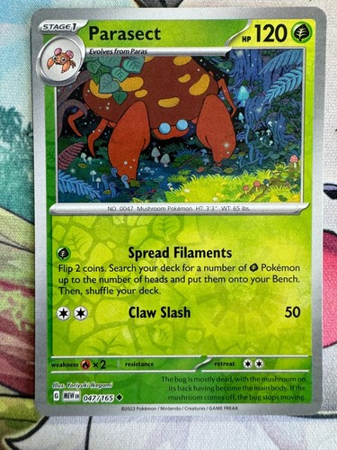 Parasect Reverse Holo English Pokemon BKN412 | eBay