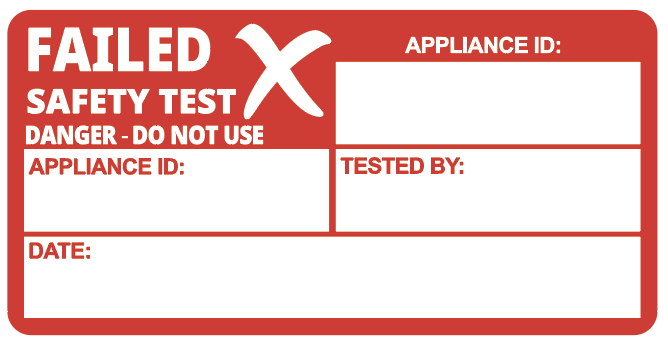 PAT Test Passed or Failed Stickers Electrical Safety Self Adhesive ...