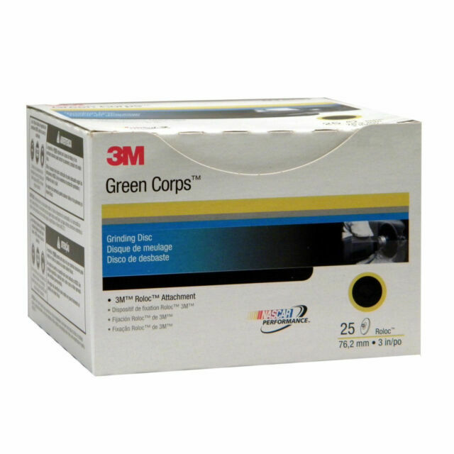 3M 01406 Roloc Green Corps Abrasive Disc for sale online | eBay