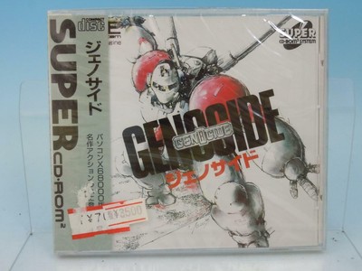 Pc Engine Pce Super Cd-Rom2 Genocide Unopened and Brand New Item from ...