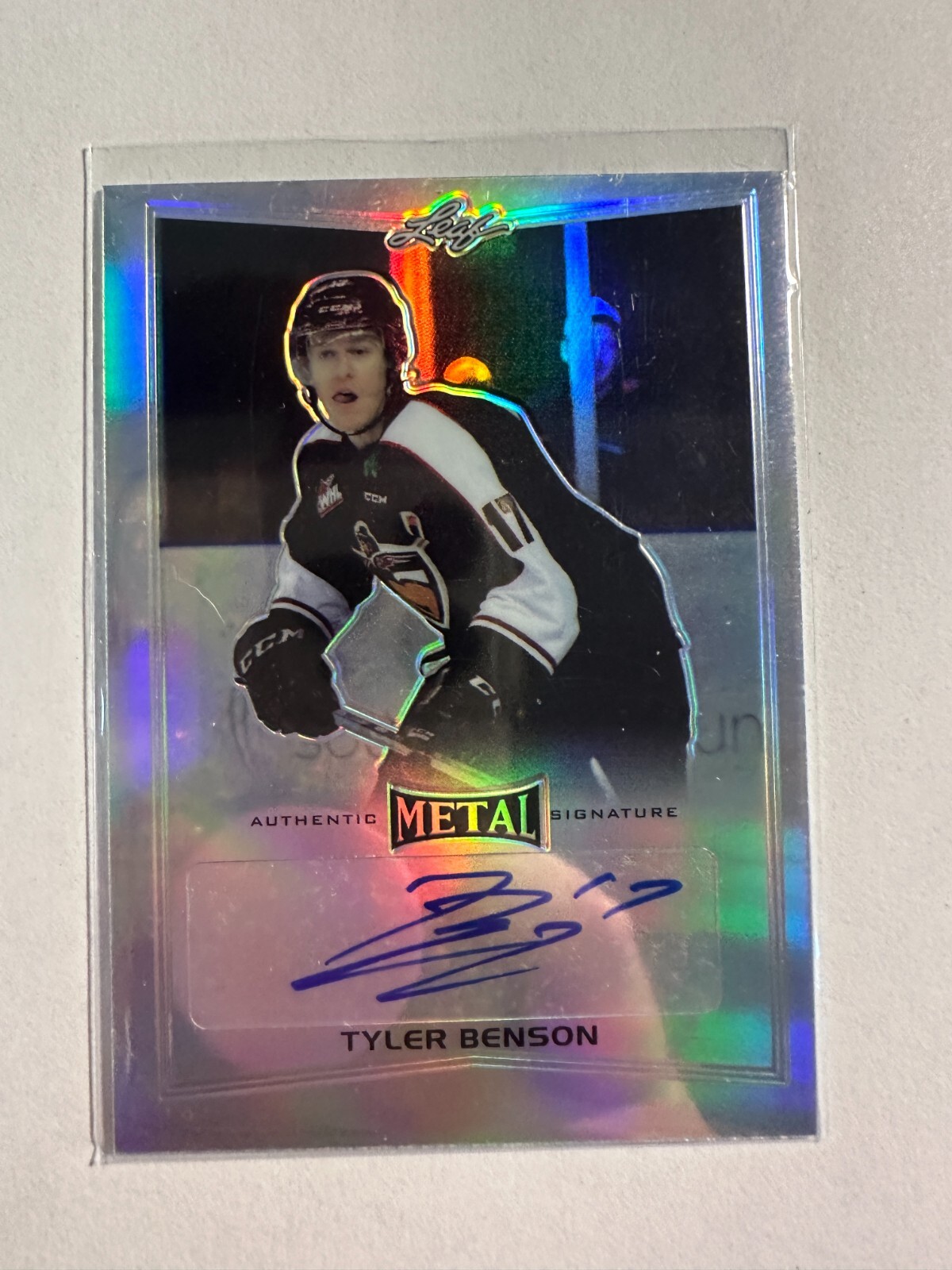 K127,128 - 2014-15 ITG Leaf Metal #BATB2 Tyler Benson Auto | eBay