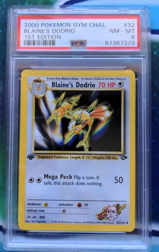 Blaine's Dodrio 32/132 1st Edition Gym Challenge WOTC Pokémon TCG ...