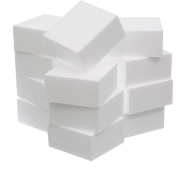 Styrofoam Blocks 4 x 4 x 2 Inch - 54 Pieces -EPS Arts Crafts Floral ...