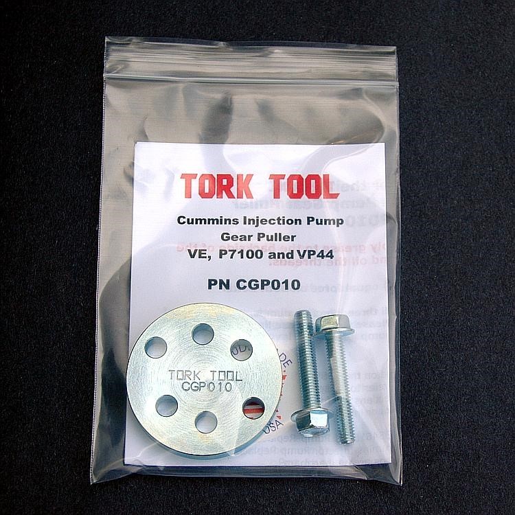 Tork Tools Cummins Fuel Injection Pump Gear Puller (VE,P7100,VP44 ...