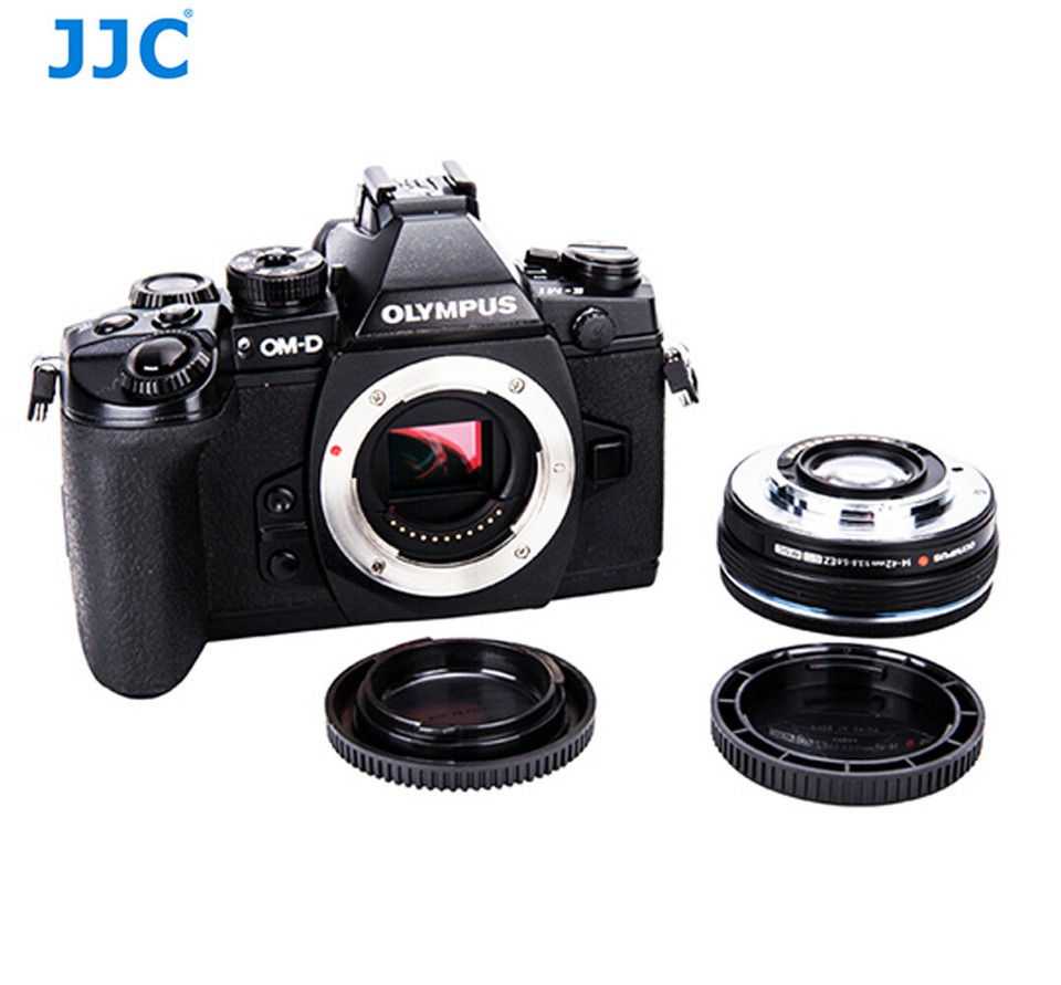 5 x JJC L-R7 Lens Rear Cap Body Caps Micro 4/3 M43 Panasonic G5 G7 G9 ...