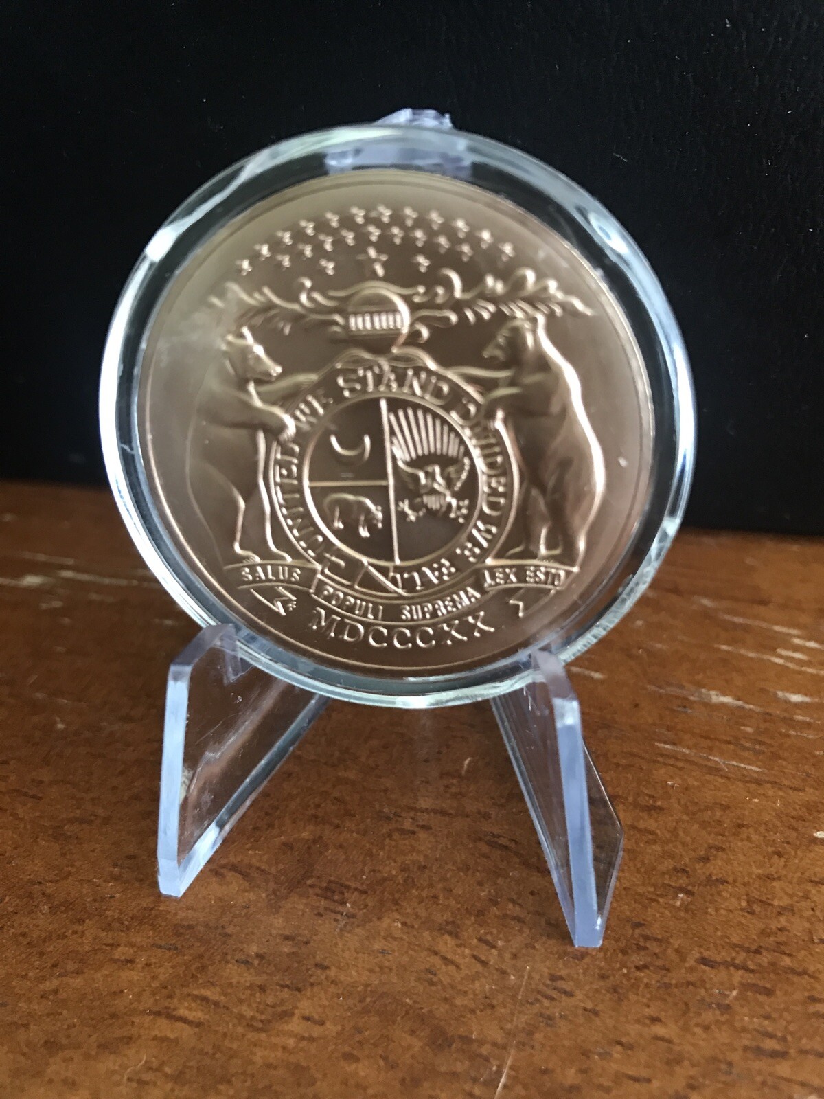 Missouri The Exploration State 1821, Soild Bronze Coin | eBay