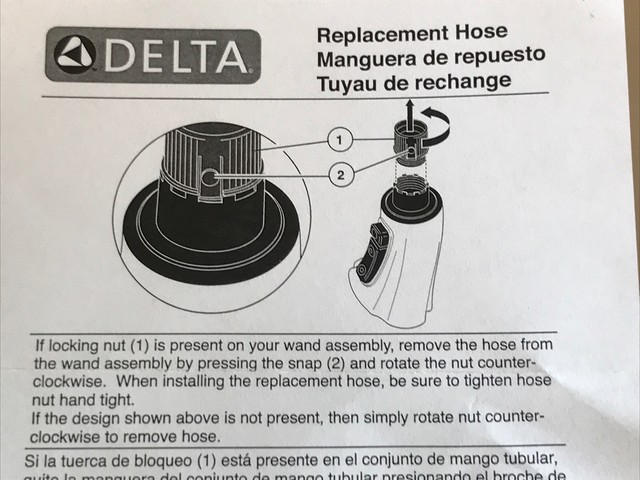 RP62057 Delta Pullout Hose Assembly 62-inch for sale online | eBay