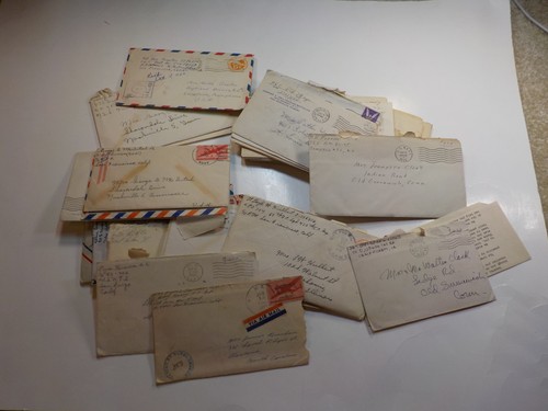 40 WW2 Letters Military Servicemen Lot Collection World War Two WW II ...