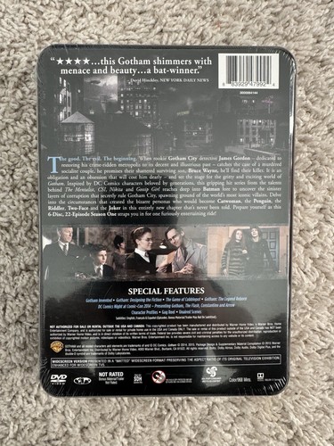 GOTHAM The Complete First Season DVD Exclusive Tin DC Comics 6 Disc 22 ...