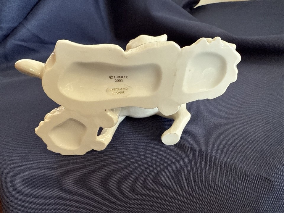 Lenox Sweet Devotion Cat Figurines 24k Gold Swarovski Crystals Jewels ...