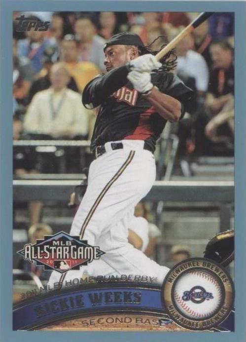2011 Topps Update Series - Home Run Derby Rickie Weeks #US127 Blue for ...