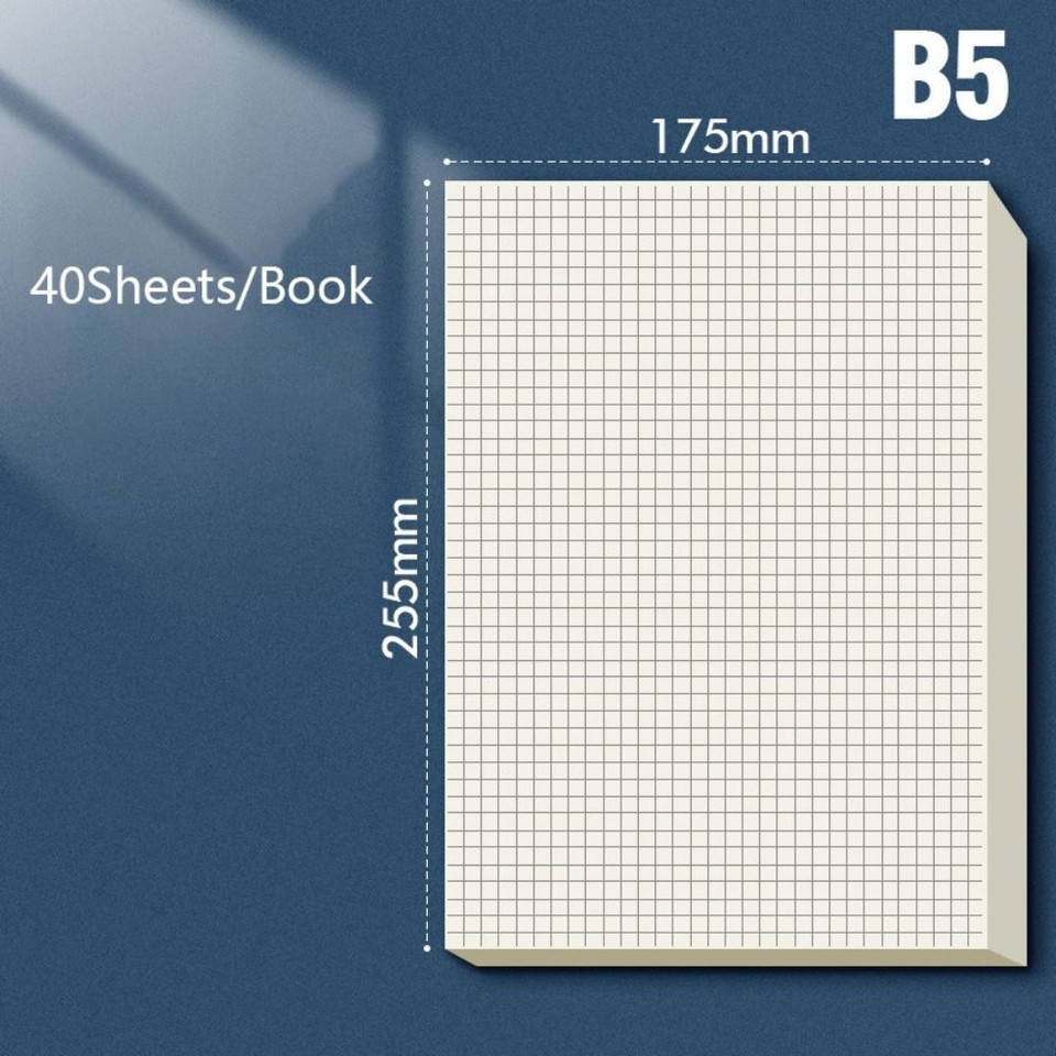 40/100 Sheets Calculation Paper Grids/Blank Art Paper School Office | eBay
