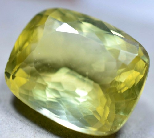 17.05 Ct Natural Ceylon Yellow Sapphire GGL Certified Diamond Cut ...