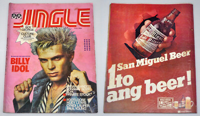 1984 Philippines JINGLE MUSIC MAGAZINE Billy Idol, Culture Club CHAPTER ...