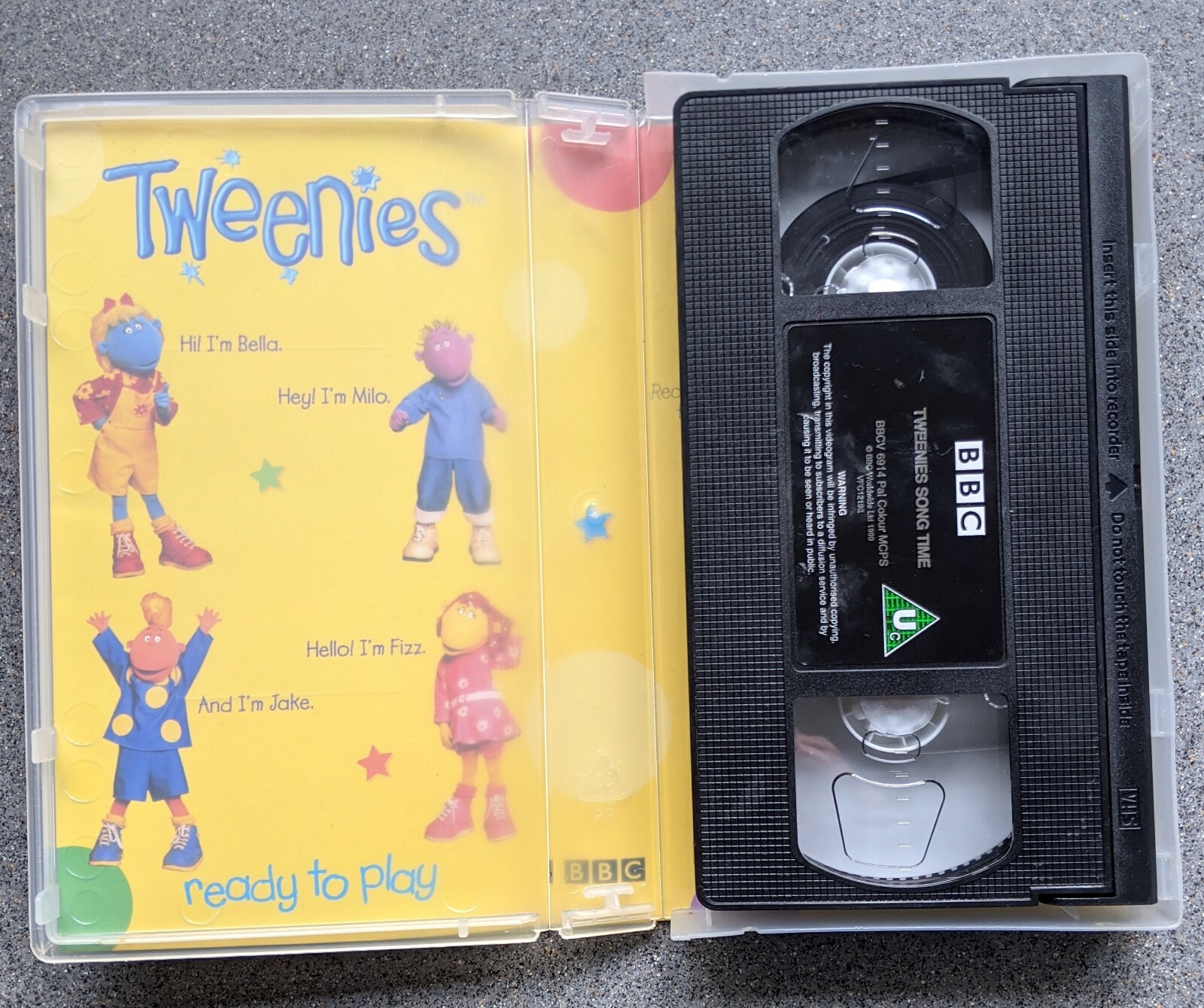 Tweenies- Song Time VHS 1999 used VG PAL Family Favourite-Great for ...