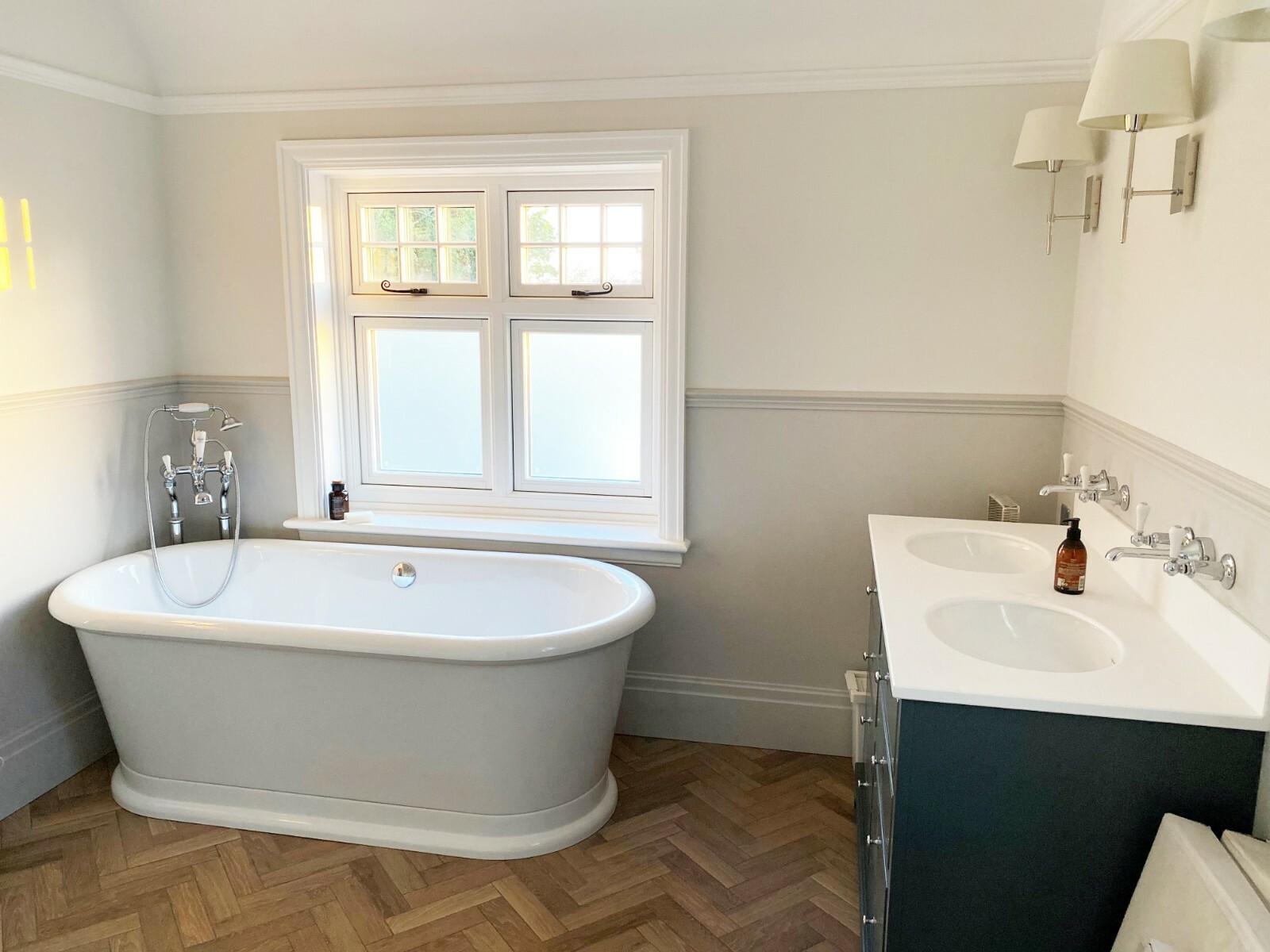 CUT SAMPLE Parquet Realistic Wood Effect Porcelain Wall Floor External ...