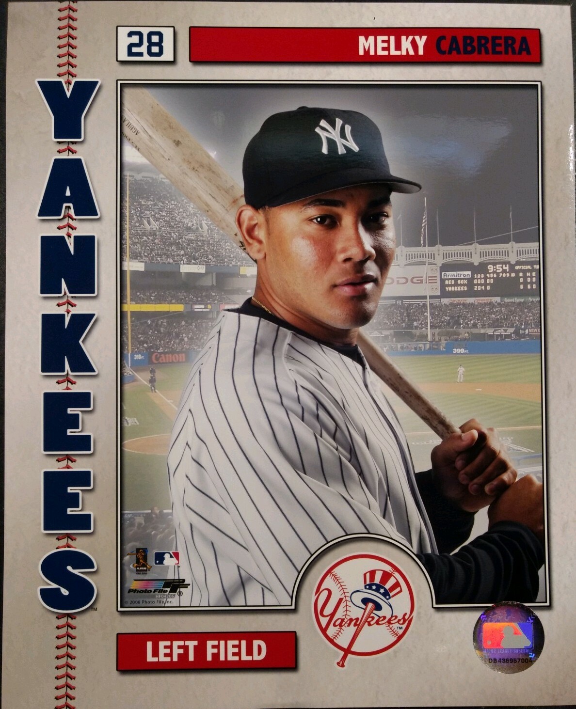 MELKY CABRERA 2006 New York Yankees 8X10 STUDIO PHOTO | eBay