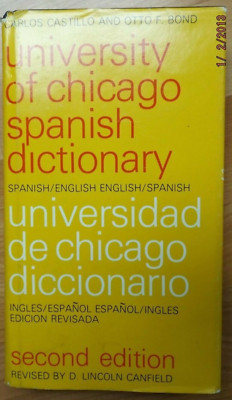 University Of Chicago Spanish Dictionary - Univ Of Chicago Paperback ...