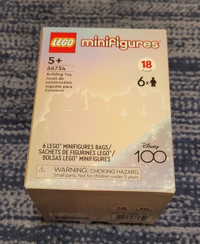 LEGO 66734 Minifigures Disney 100 6 Pack Toy Building Kit, 46 Pieces ...