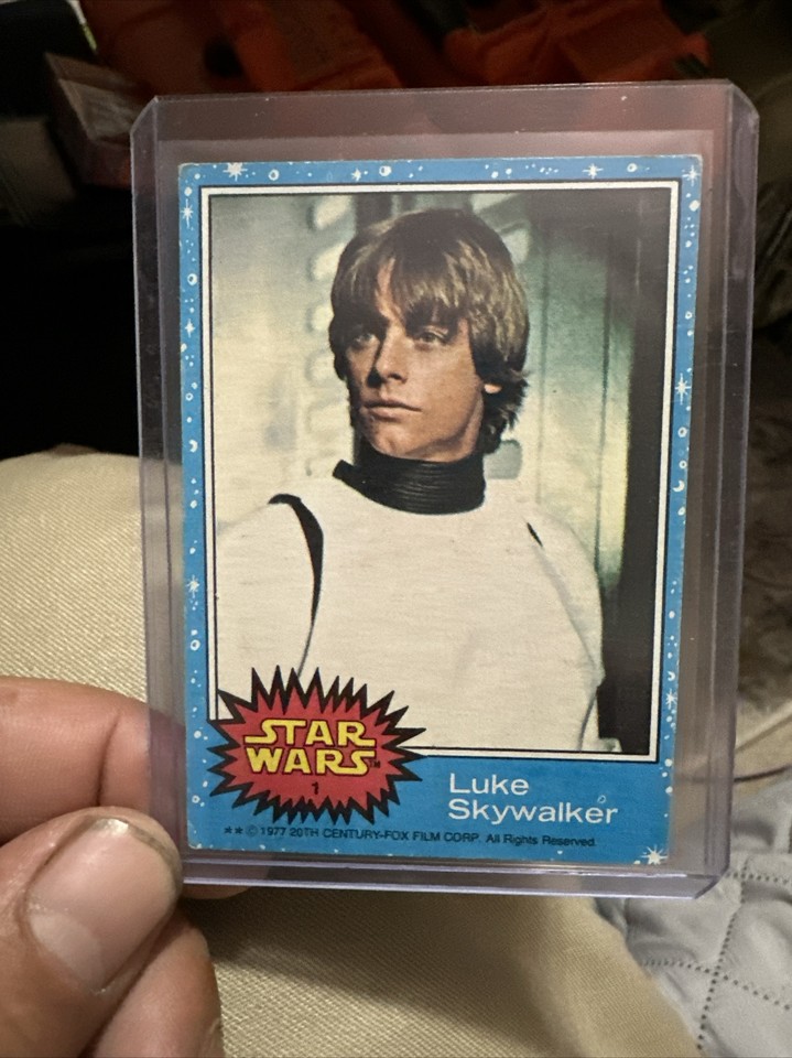 1977 Topps Luke Skywalker #1 Blue 1st Series Rookie | eBay